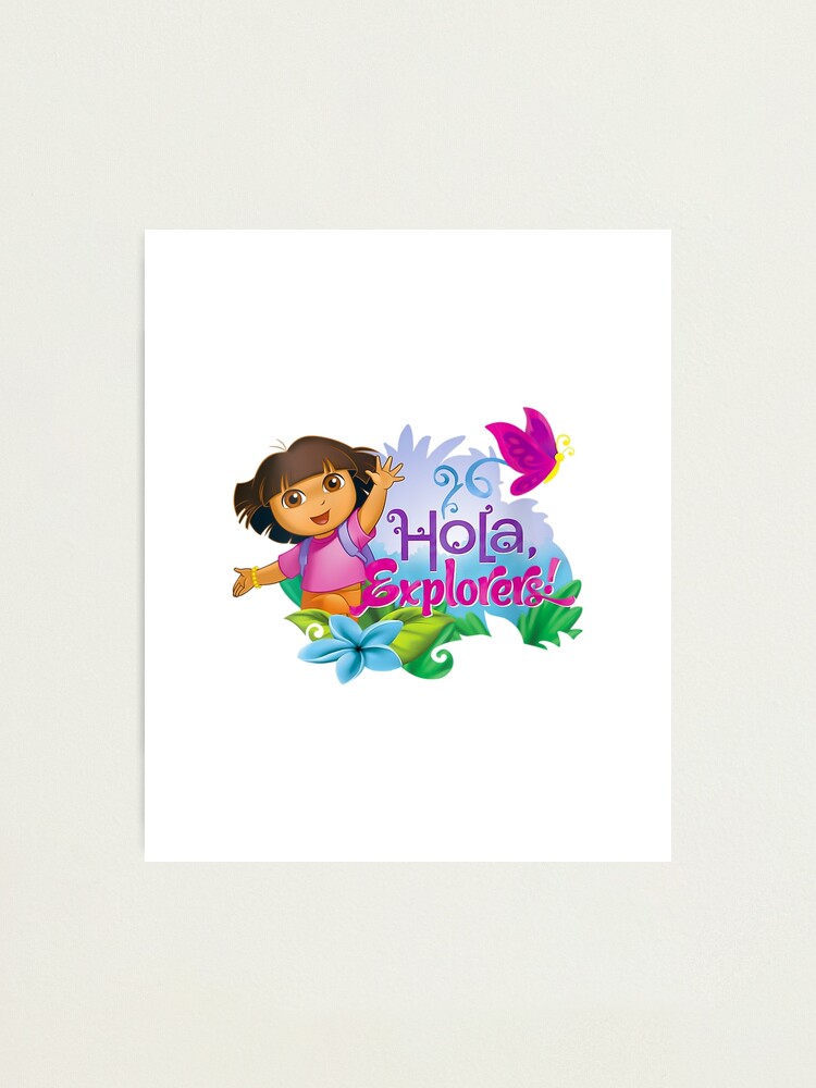 "Womens Nickelodeon Dora The Explorer Spring Butterfly" Photographic ...