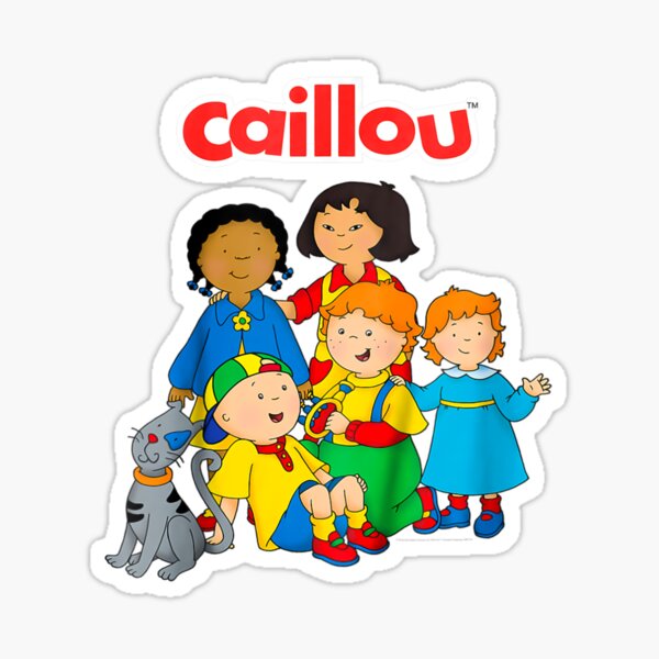 "Caillou" Sticker for Sale by Quackiti | Redbubble