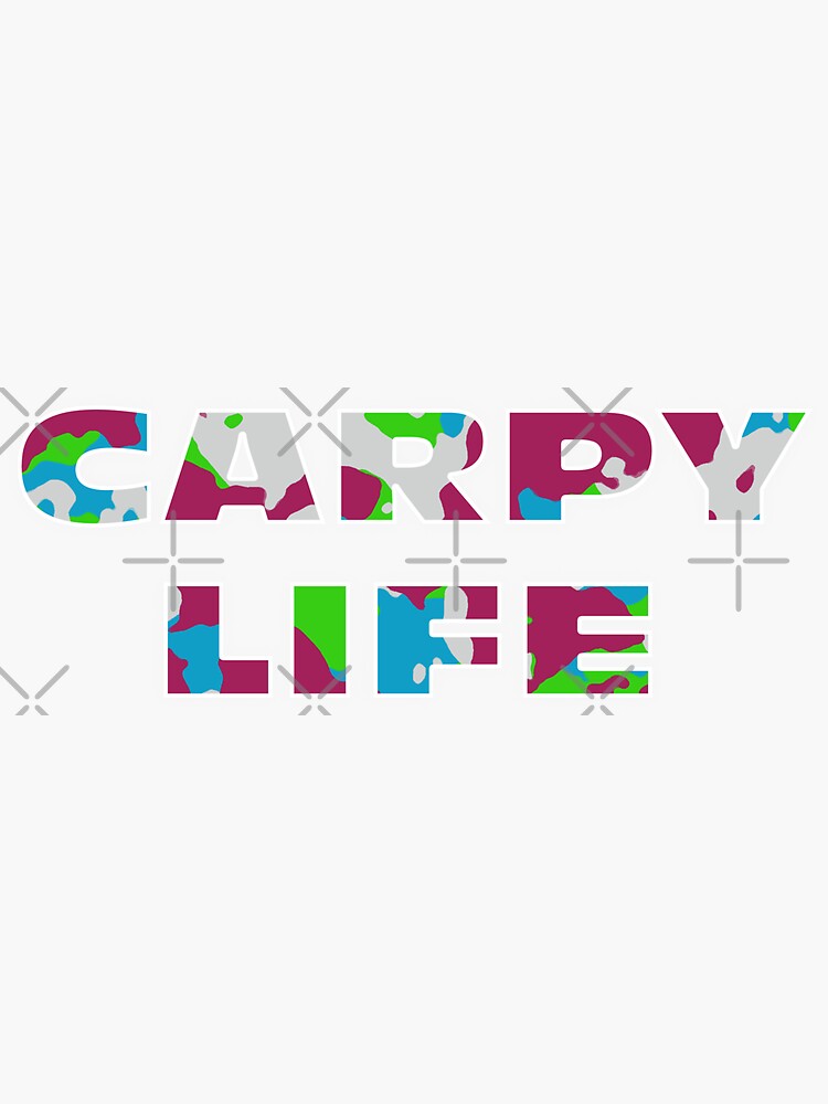 "Carpy life" Sticker for Sale by mary02 | Redbubble