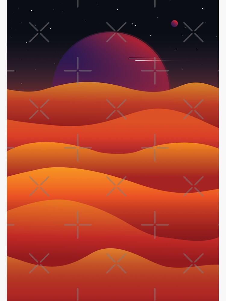 "Dunes" Sticker for Sale by arctide | Redbubble