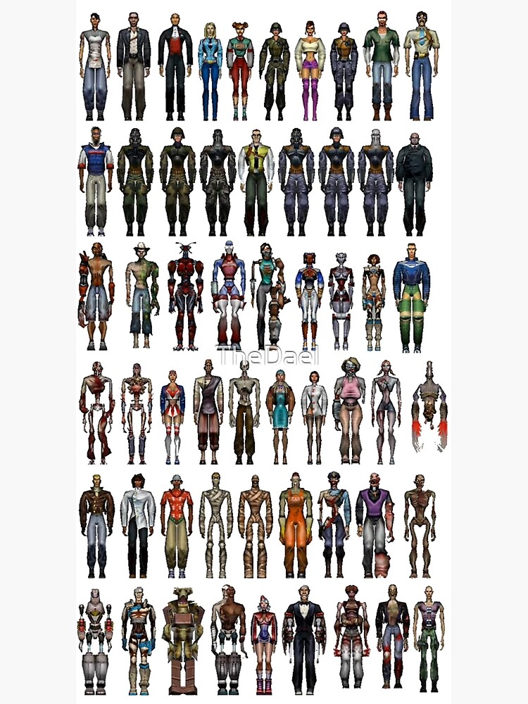 "Timesplitter Character Models" Canvas Print for Sale by TheDael ...