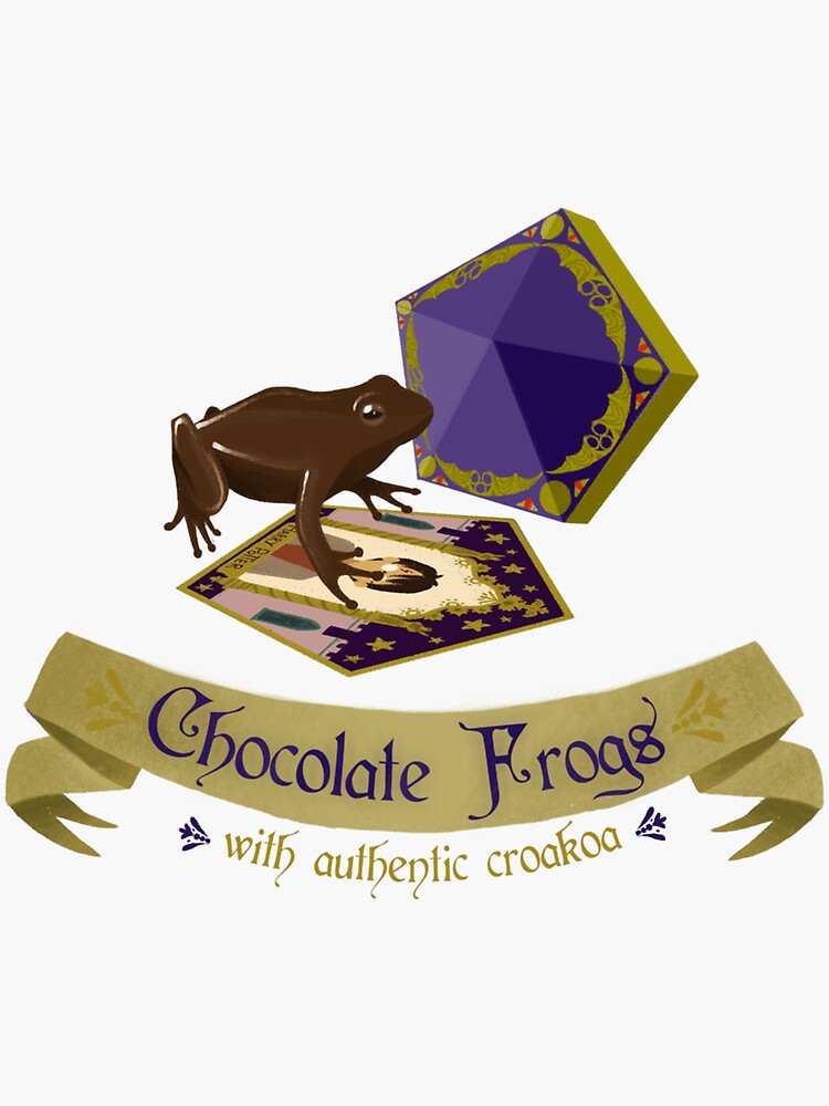"Chocolate Frogs Sticker" Sticker by NayelliWym | Redbubble