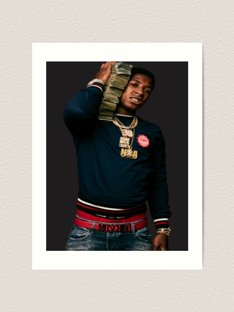 "NBA YOUNGBOY" Art Print for Sale by gandykludwig | Redbubble