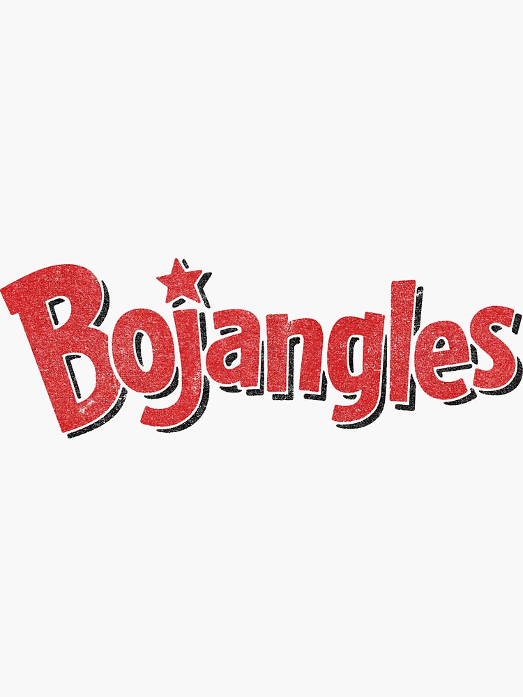 "Bojangles - Vintage Faded Texture Logo" Sticker for Sale by sticker ...