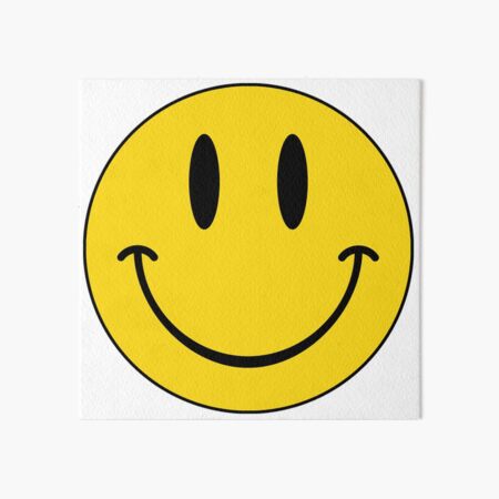 "Acid House Smiley Face" Art Board Print by PeterSS | Redbubble