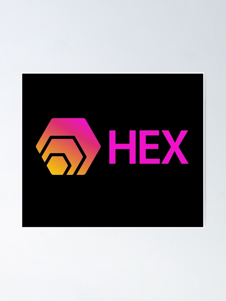 "HEX logo" Poster for Sale by FulfilledStyle | Redbubble