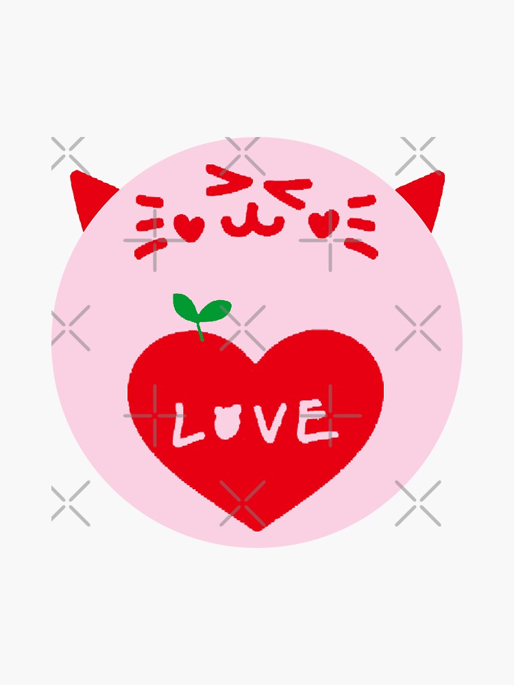 Pegatina «Roroha Nyannya - Moonbin» de yaheloma | Redbubble