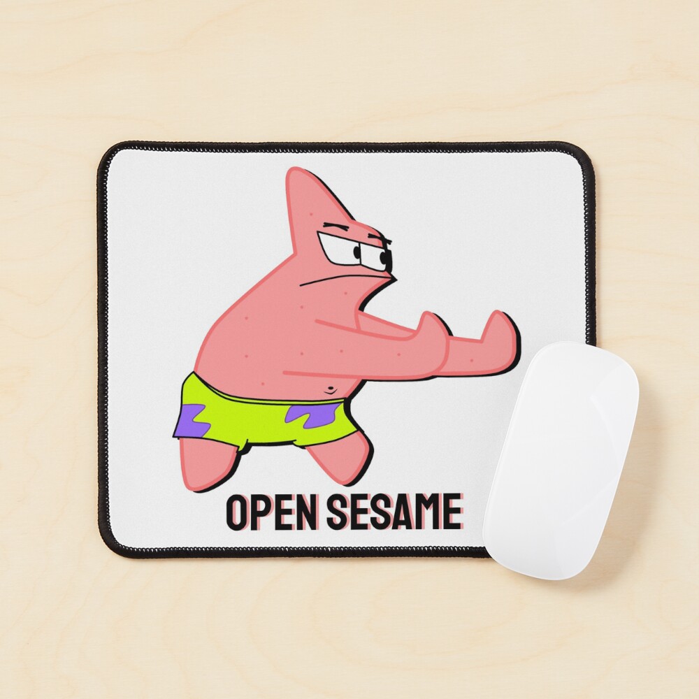"Sticker Patrick "Open Sesame"" Sticker for Sale by X-Store | Redbubble