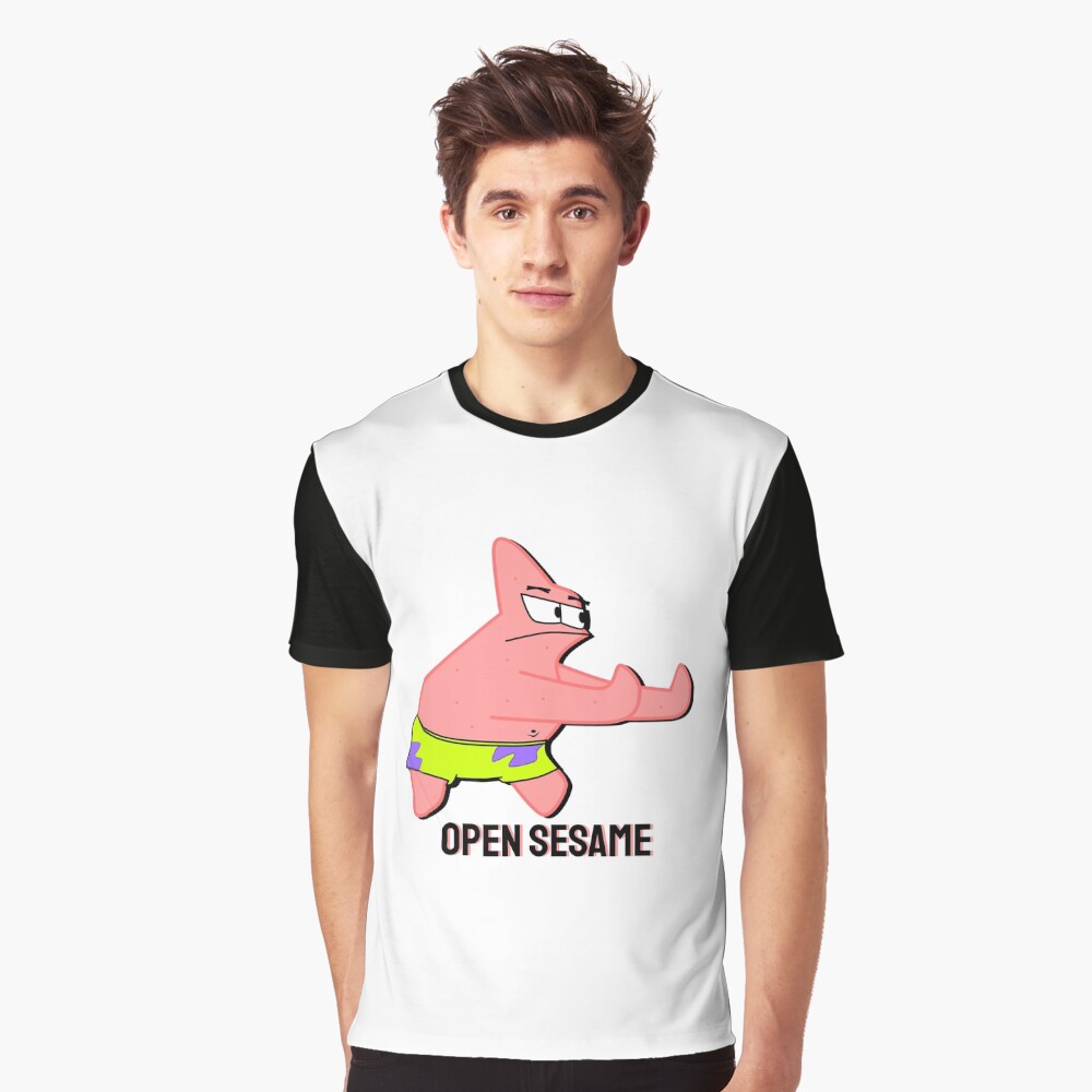 "Sticker Patrick "Open Sesame"" Sticker for Sale by X-Store | Redbubble