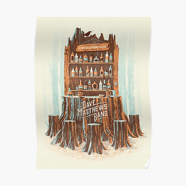 "dave matthews band alpine valley" Poster for Sale by bradenjonathon ...