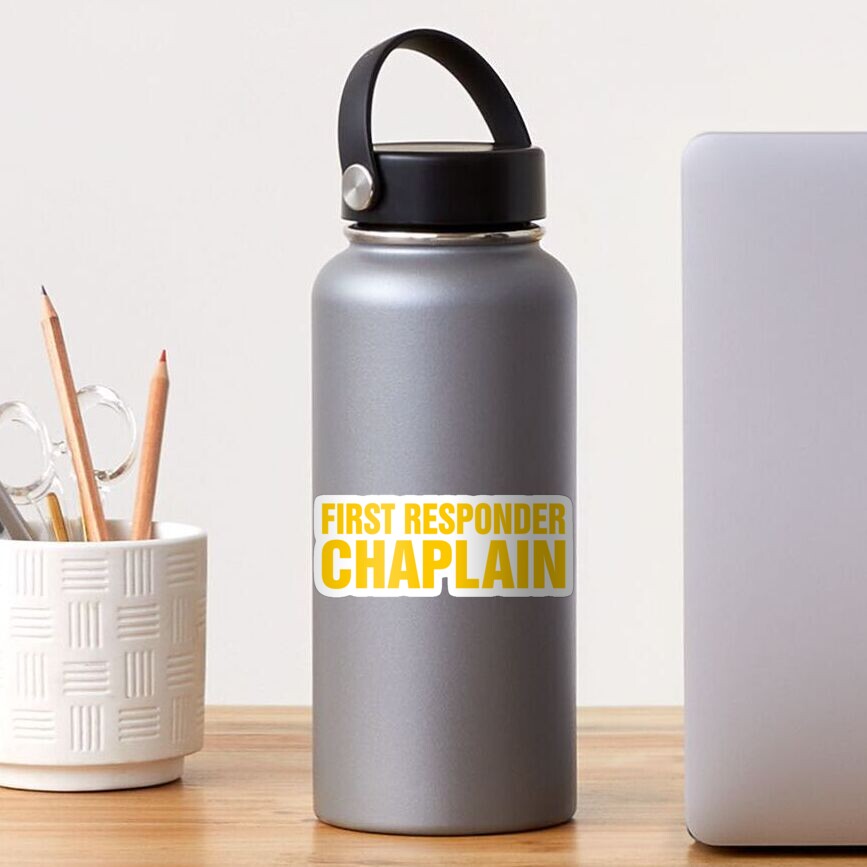 "FIRST RESPONDER CHAPLAIN" Sticker for Sale by rfaubel | Redbubble