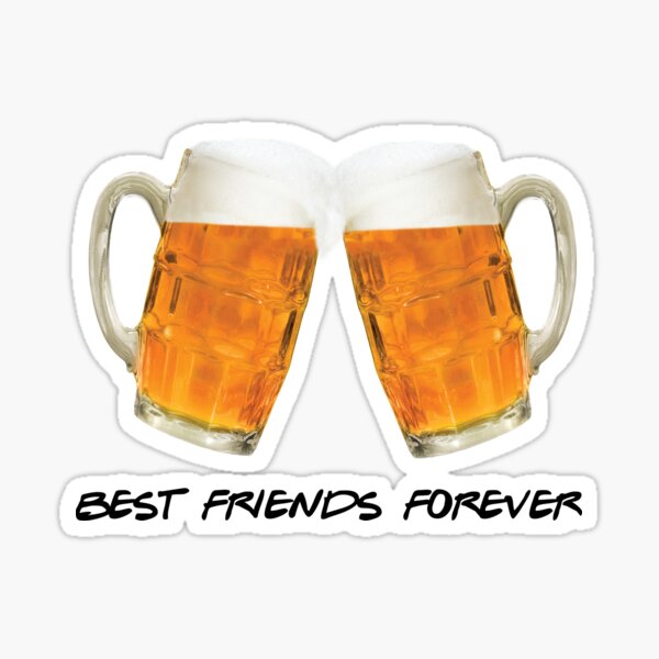 "Best Friends Forever BFF Beer Pitcher Lager Alcohol - Cool Helmet ...
