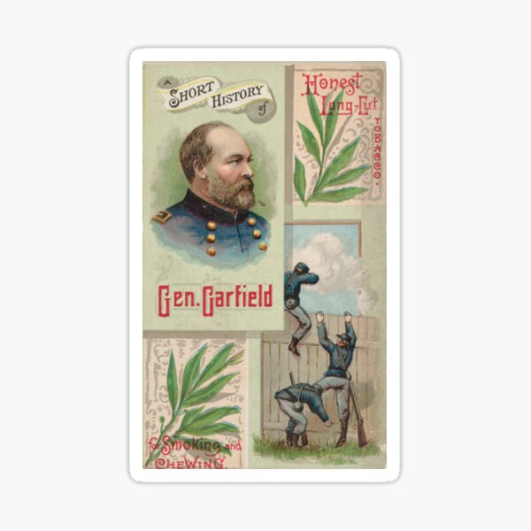"General Garfield from Histories of Generals" Sticker for Sale by TVBob ...