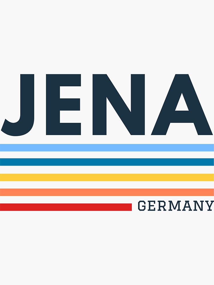 "Jena Germany" Sticker for Sale by europelines | Redbubble