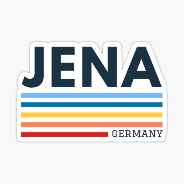 "Jena Germany" Sticker for Sale by europelines | Redbubble