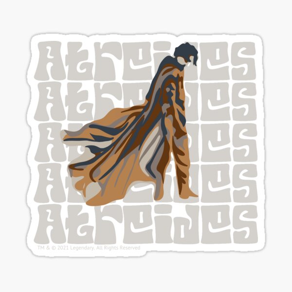 "Paul Atreides Typography - Dune" Sticker for Sale by unhingedheather ...