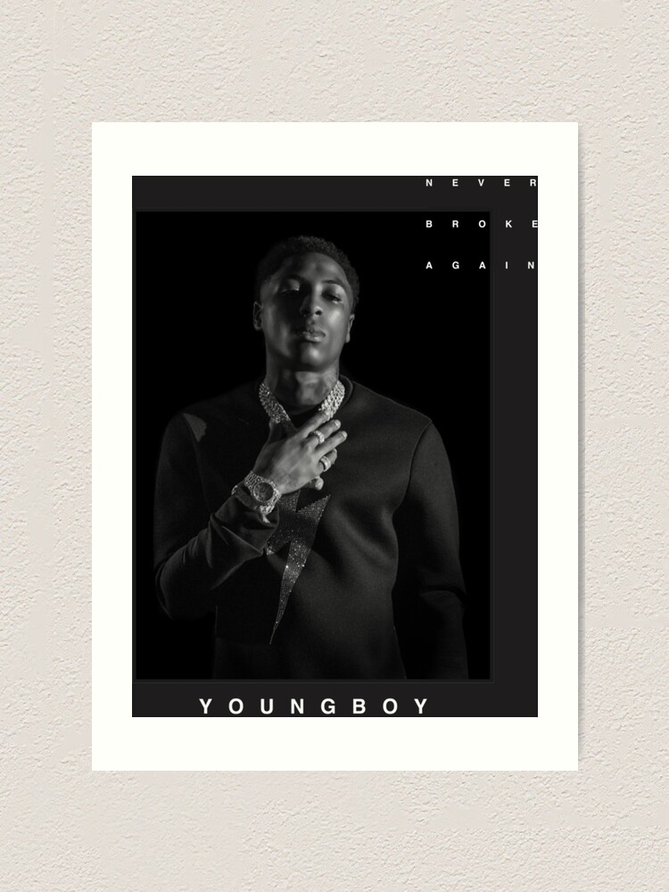 "NBA YOUNGBOY" Art Print for Sale by gandykludwig | Redbubble