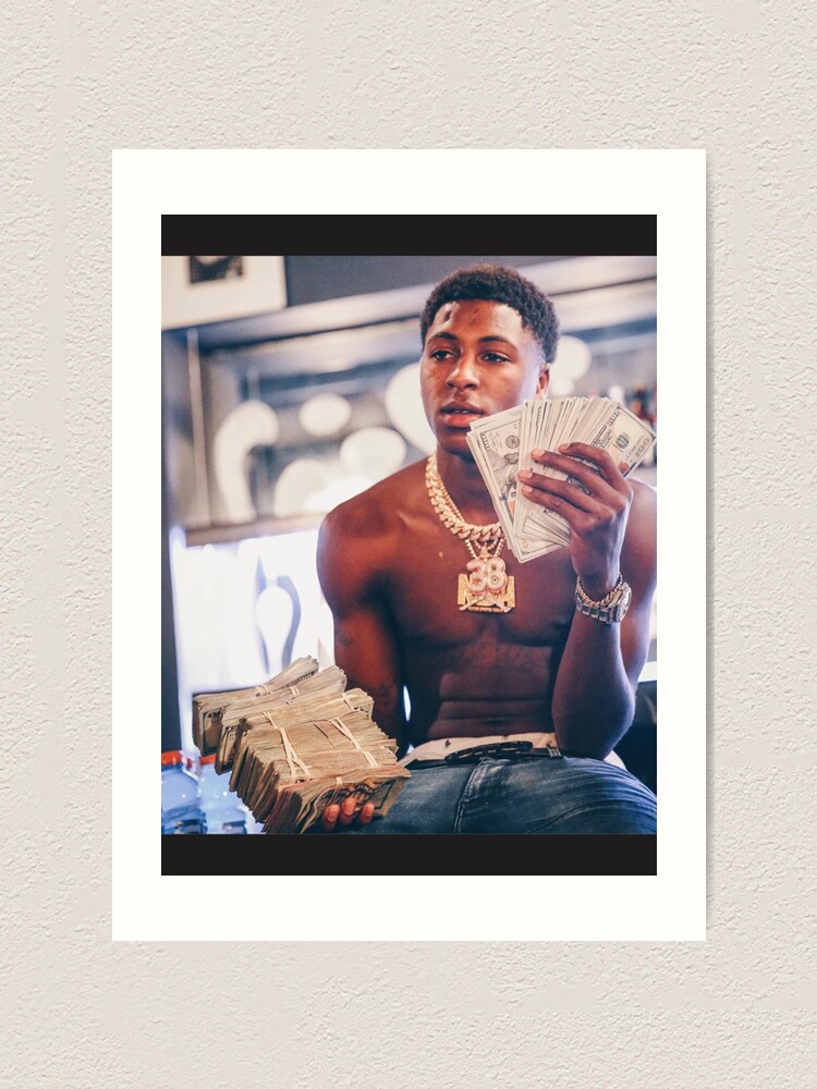 "NBA YOUNGBOY" Art Print by gandykludwig | Redbubble