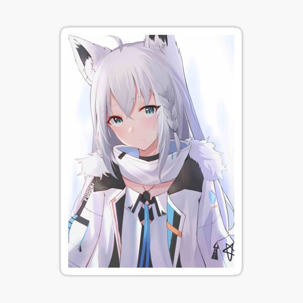 "Shirakami Fubuki cool" Sticker for Sale by russelleross | Redbubble