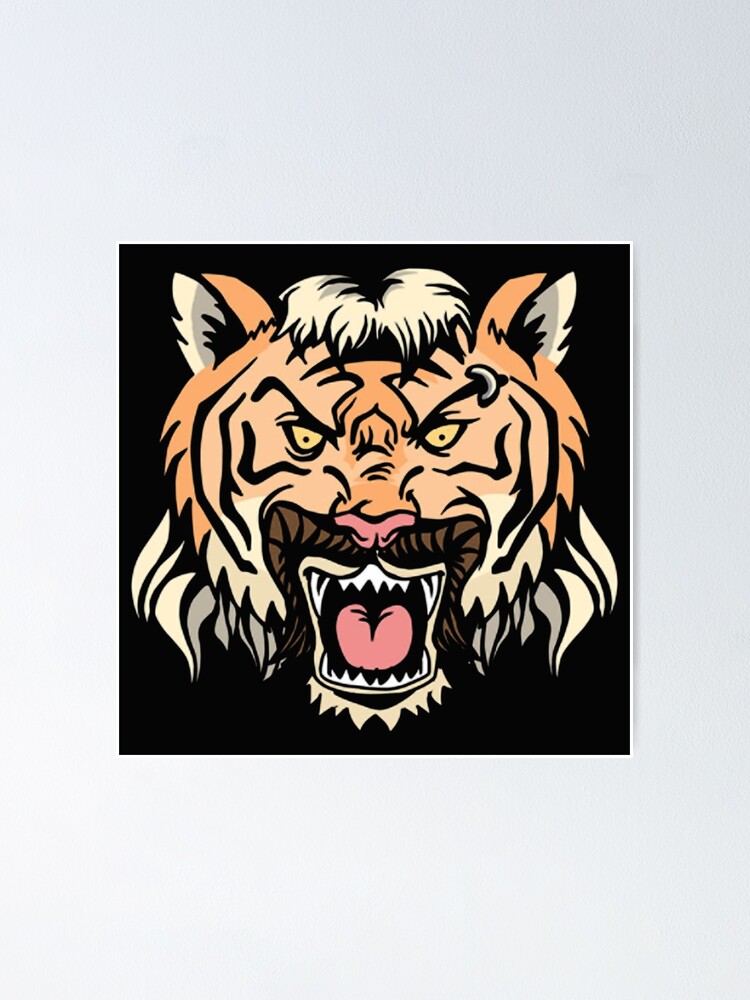 "Tiger Mullet" Poster for Sale by hlohlohoa | Redbubble
