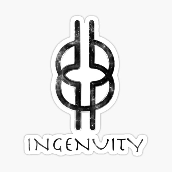 "West Africa Adinkra Ghana Symbol meaning Ingenuity" Sticker for Sale ...