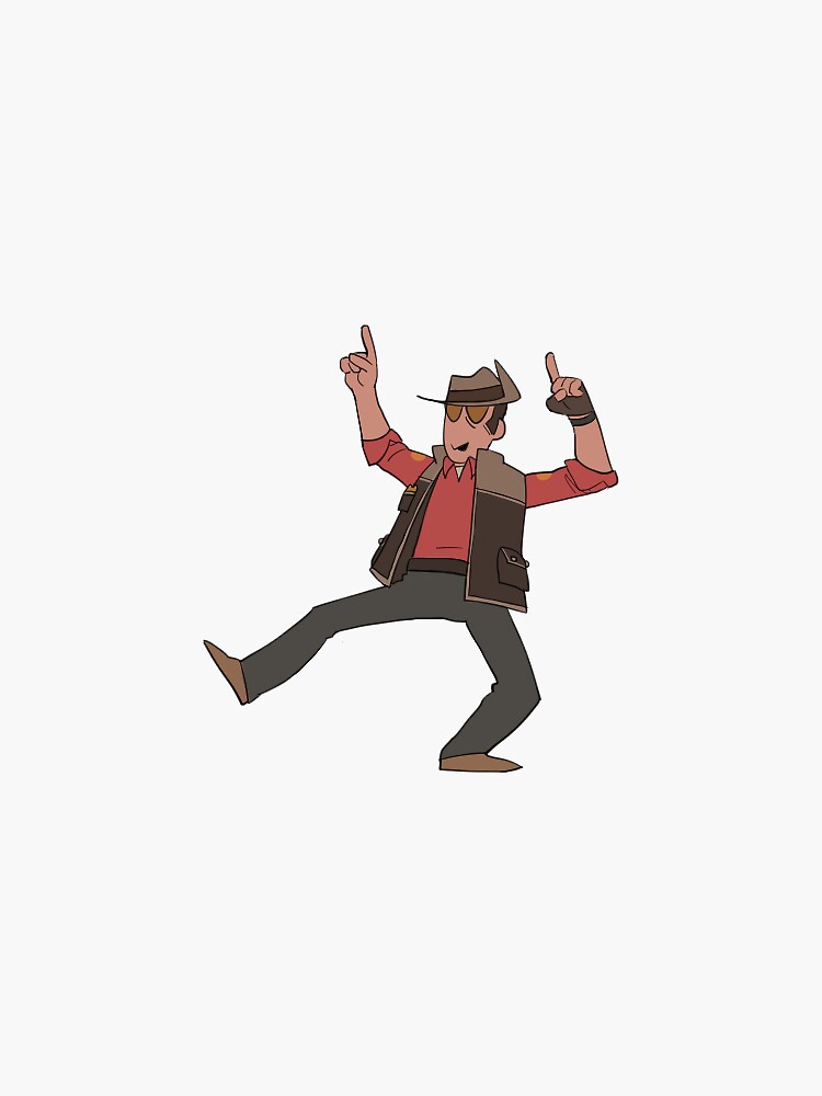 "conga sniper!" Sticker for Sale by birbwell | Redbubble