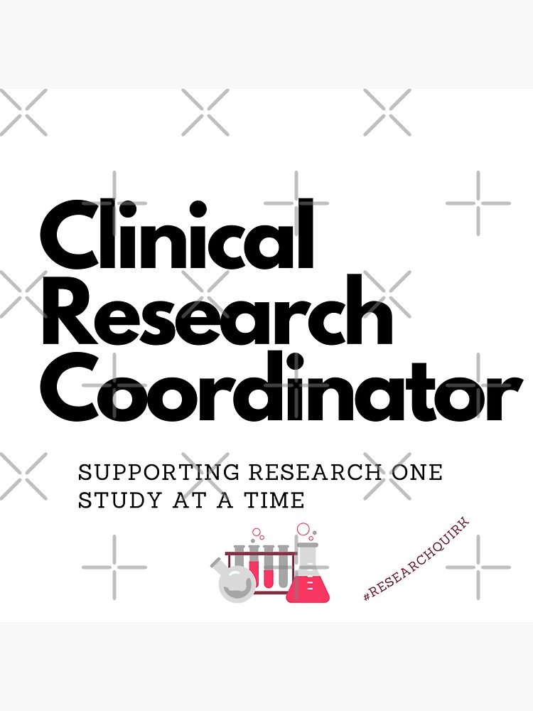 "Clinical Research Coordinator" Sticker for Sale by ResearchQuirk ...