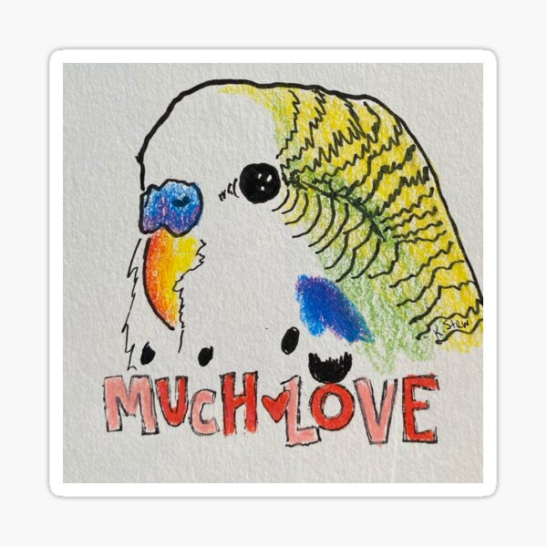 "Much Love" Sticker for Sale by Stewnamie | Redbubble
