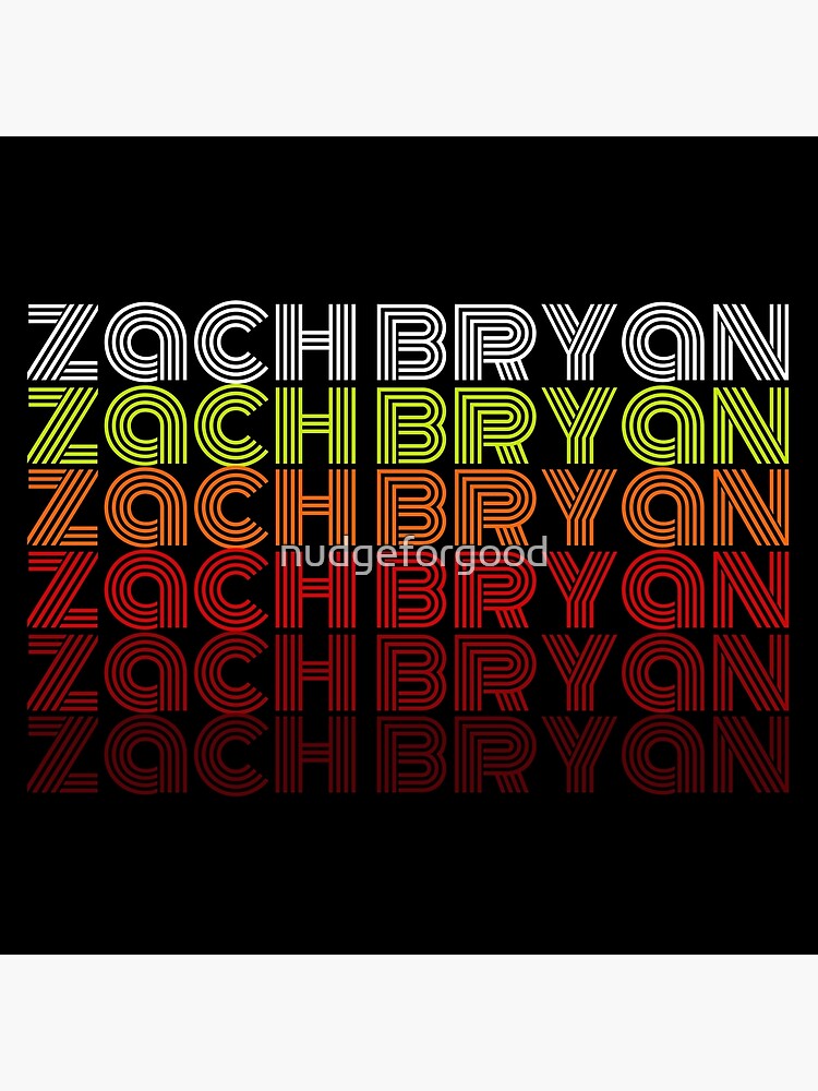 "Zach Bryan Vintage" Poster for Sale by nudgeforgood | Redbubble