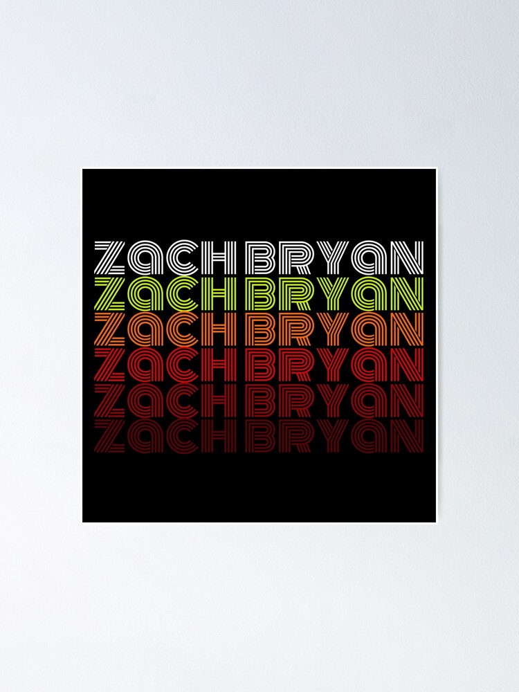 "Zach Bryan Vintage" Poster for Sale by nudgeforgood | Redbubble