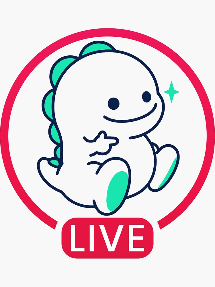 "Bigo live" Sticker for Sale by design-original | Redbubble