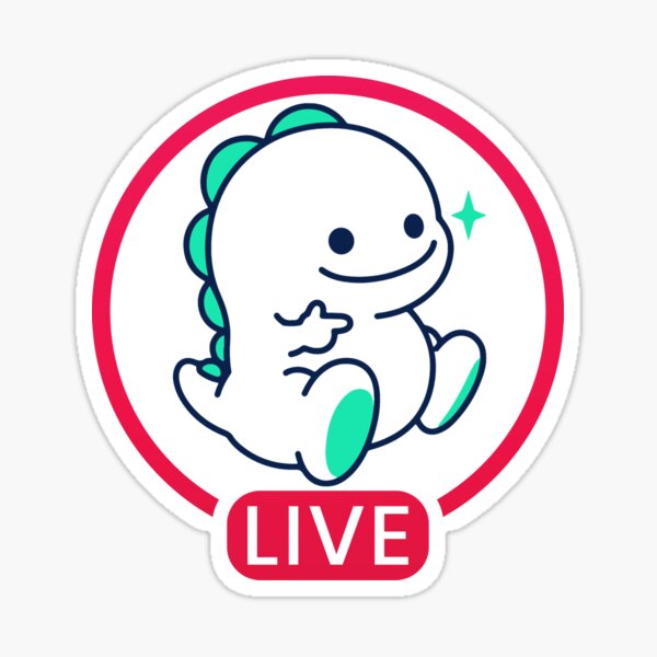 "Bigo live" Sticker for Sale by design-original | Redbubble