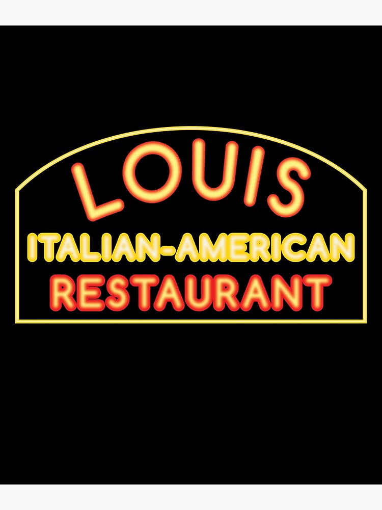 "Louis Restaurant Italian American Bronx NY Godfather " Art Print for ...