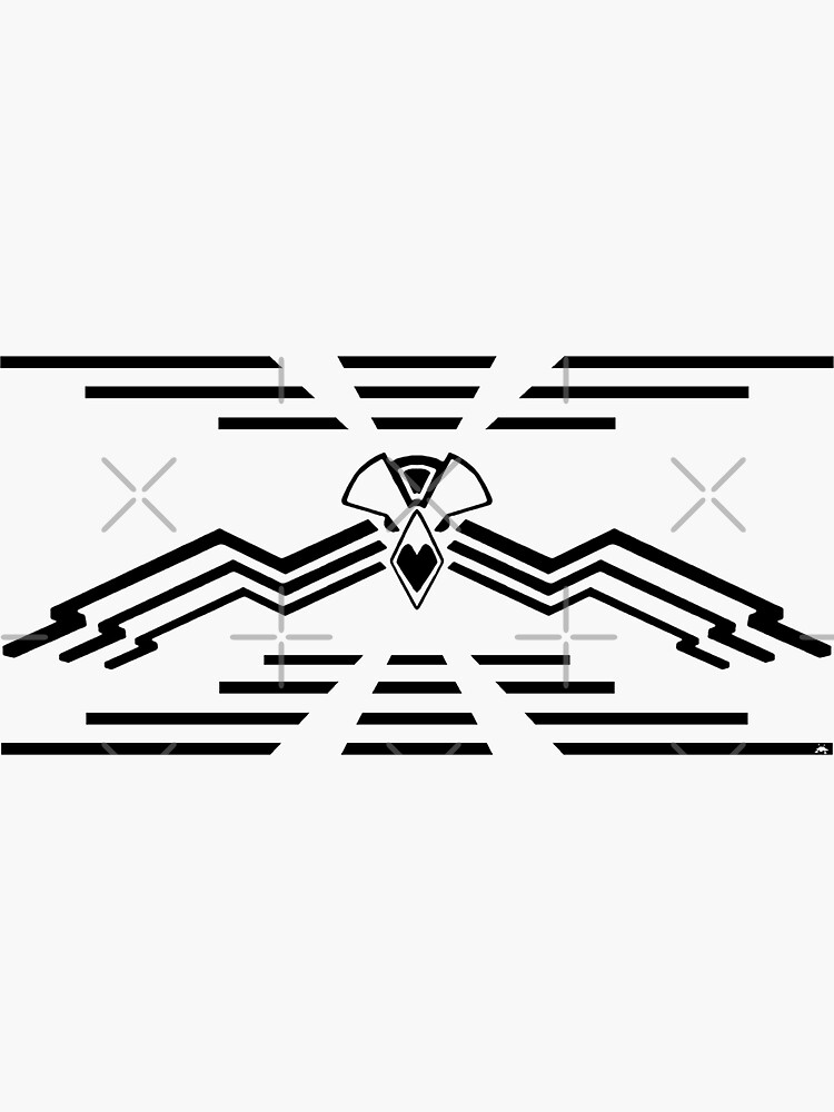 "Swoop Design" Sticker for Sale by 6thKindDesigns | Redbubble