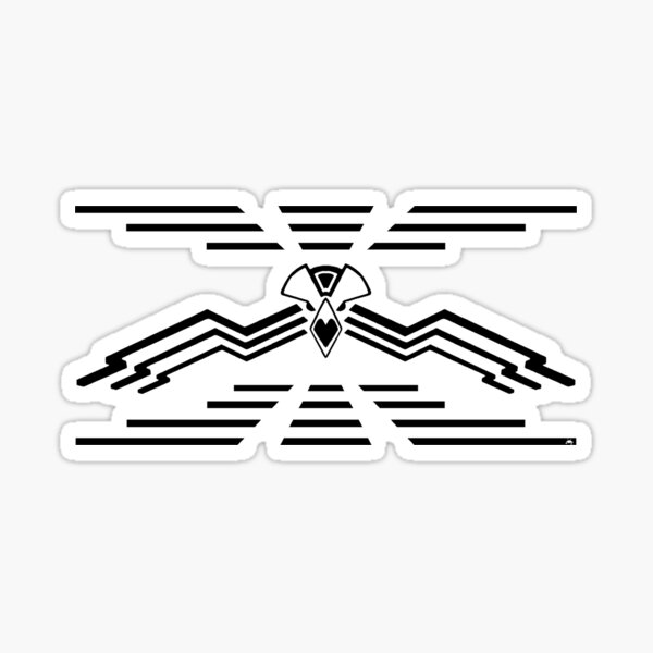 "Swoop Design" Sticker for Sale by 6thKindDesigns | Redbubble