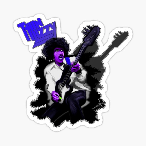 "Thin Lizzy" Sticker for Sale by Chisce123 | Redbubble