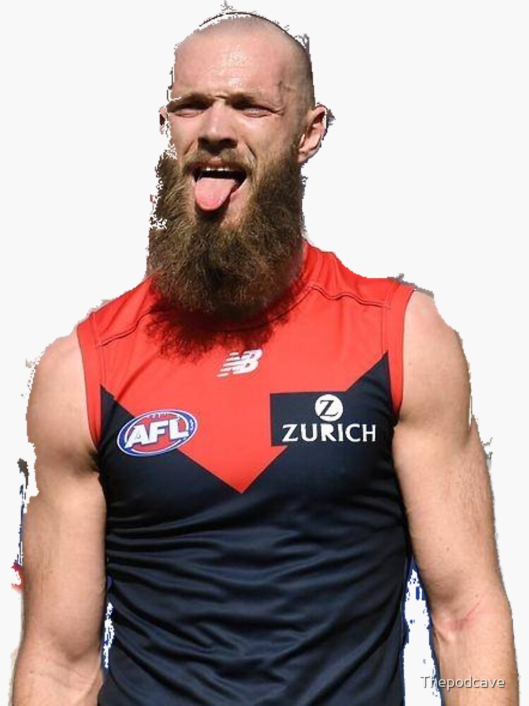"Max Gawn Of the Melbourne demons" Sticker for Sale by Thepodcave ...