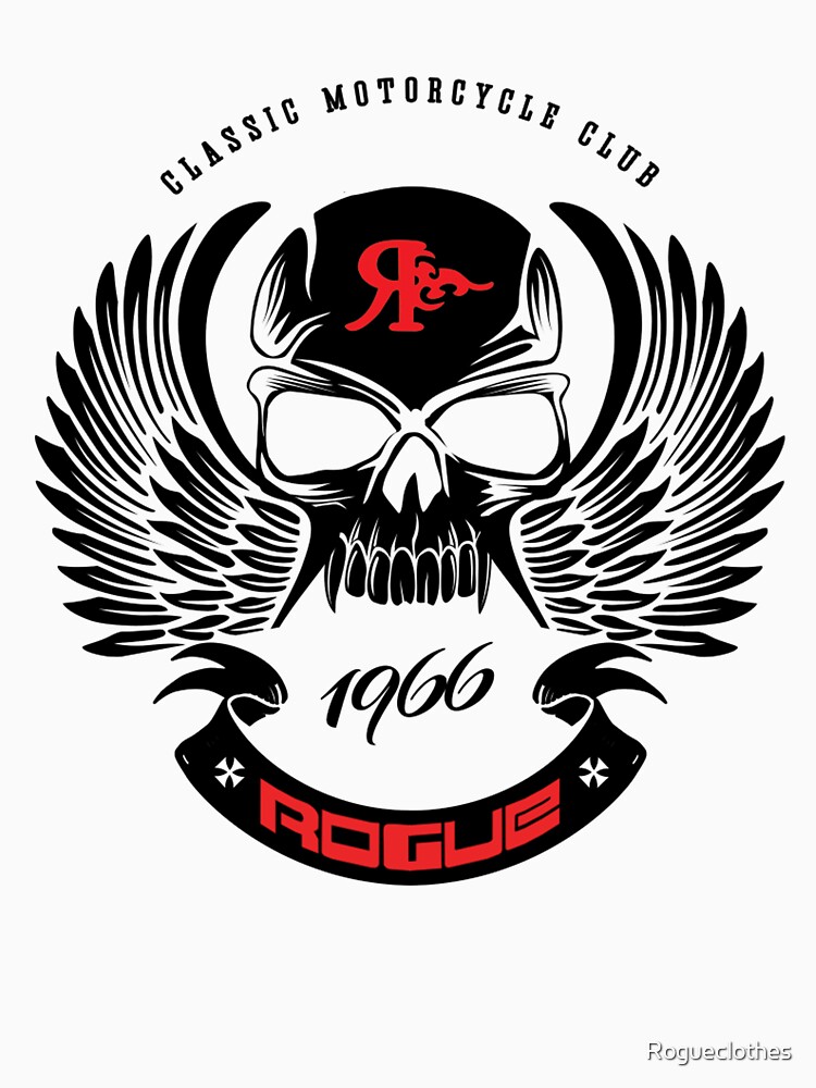 "ROGUE MOTORCYCLE CLUB" T-shirt by Rogueclothes | Redbubble