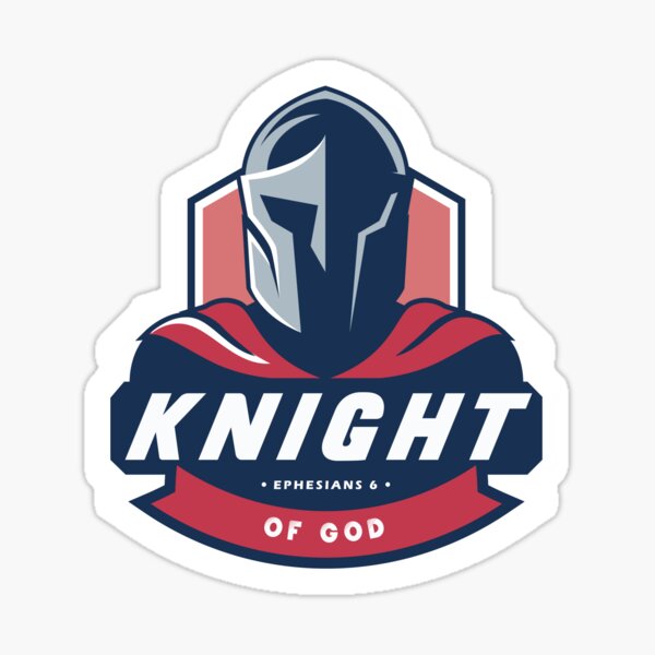 "Knight of God" Sticker for Sale by L-N3rd | Redbubble
