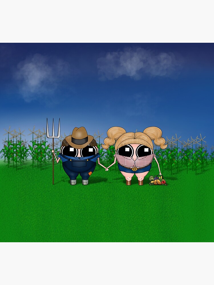 "Der Bauer und seine Tochter - The Orbulars - Sunnie Moon" Fotodruck ...