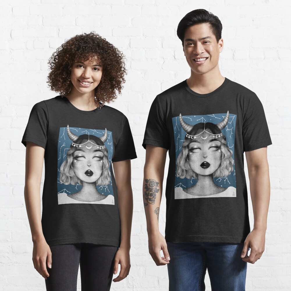 "luna" T-shirt for Sale by desenhosdaniela | Redbubble | feminine t ...