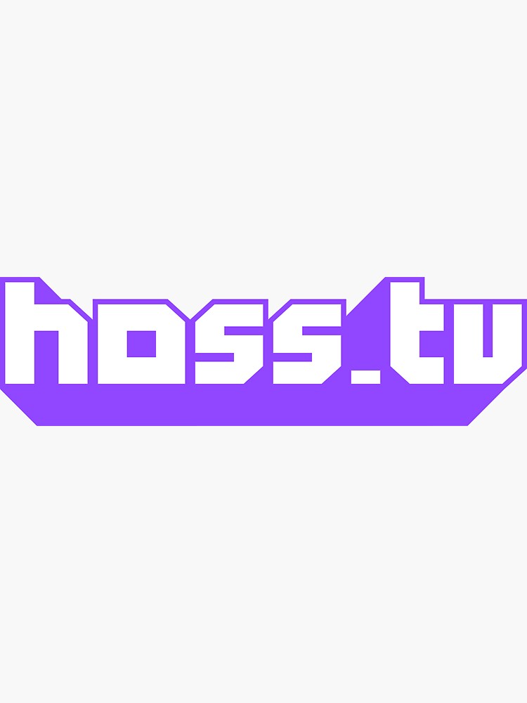 "Hoss Dot TV" Sticker for Sale by TriforceDad1984 | Redbubble