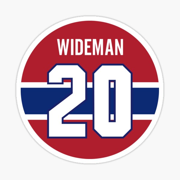 "chris wideman jersey" Sticker for Sale by larzak | Redbubble