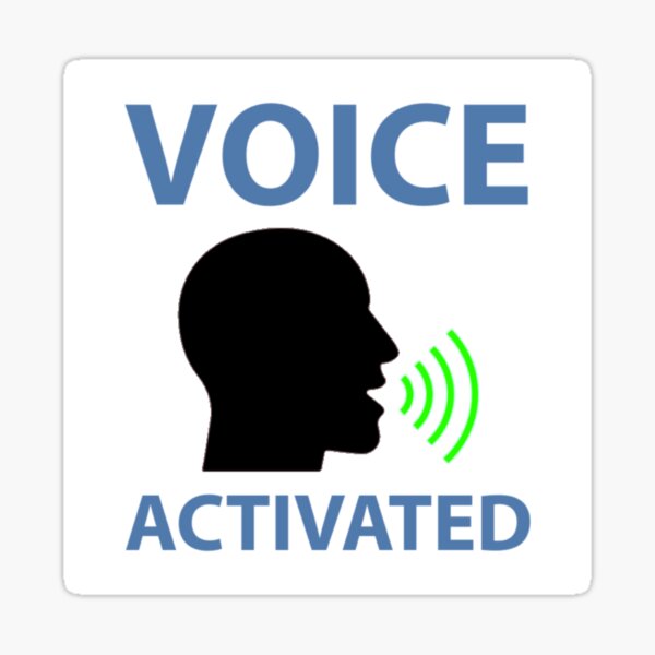 "Voice Activated Prank" Sticker for Sale by Dixiedeadhead | Redbubble