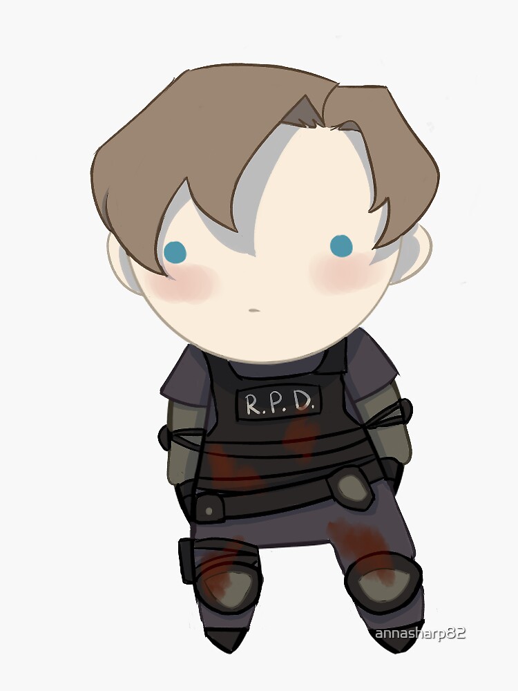 "Leon S. Kennedy" Sticker for Sale by annasharp82 | Redbubble