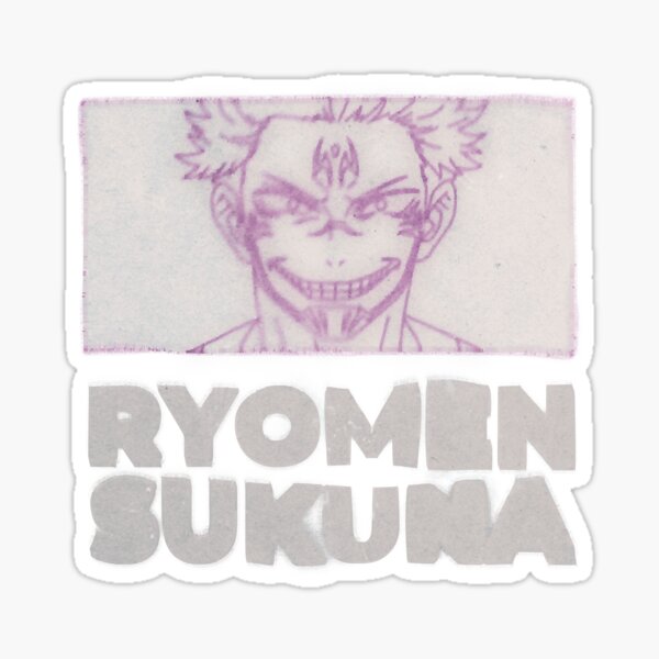 "Ryomen Sukuna Jujutsu Kaisen " Sticker for Sale by vanniBradrick ...