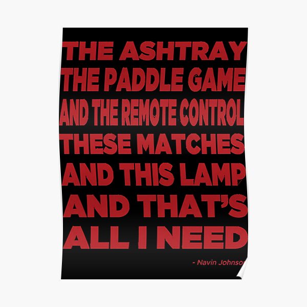 "Navin Johnson " Poster by MoccoPedro | Redbubble