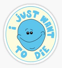 Mr Meeseeks: Stickers | Redbubble