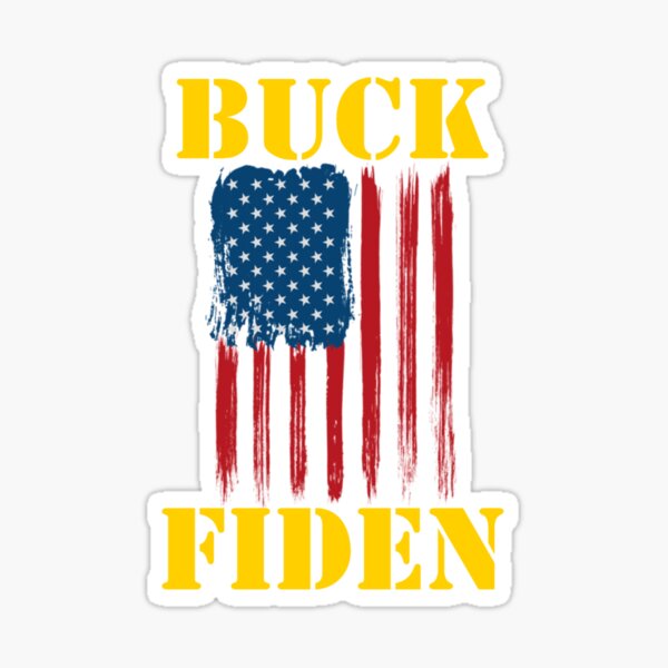 "Buck Fiden joe biden bloody hands" Sticker for Sale by fmdm | Redbubble