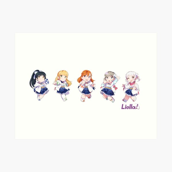 "Love Live! Superstar!! Liella - Hajimari wa Kimi no Sora" Art Print by ...